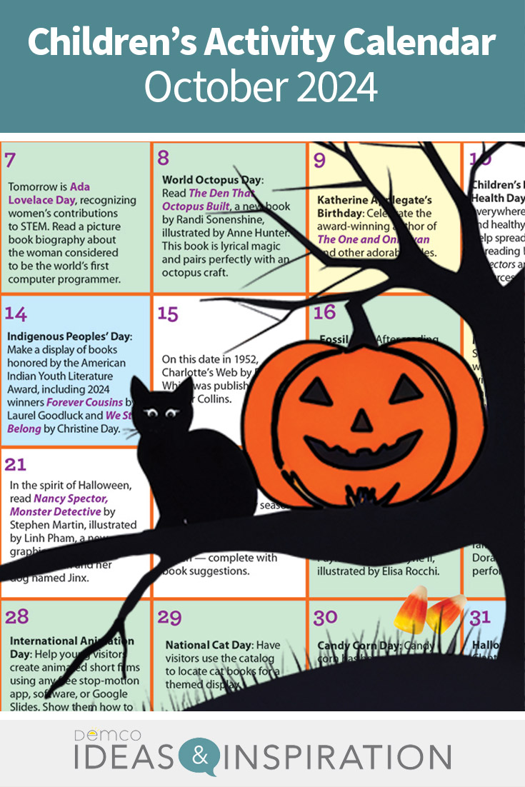 Children’s Activity Calendar: October 2024