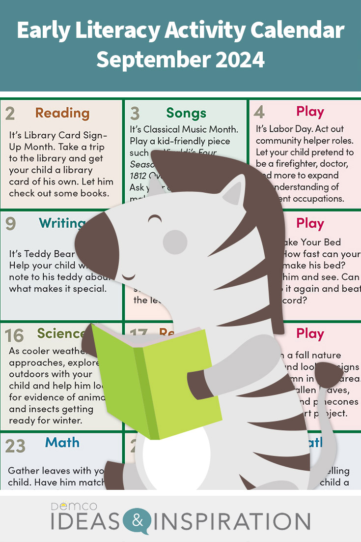 Early Literacy Activities — September 2024: Activities, Books, and More!