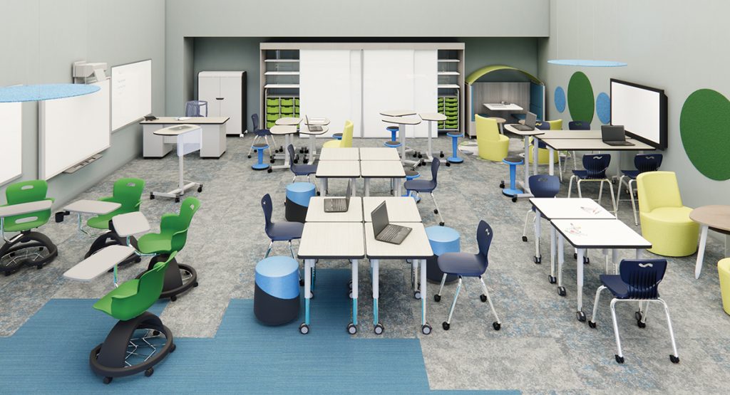 Modern Classroom Desk