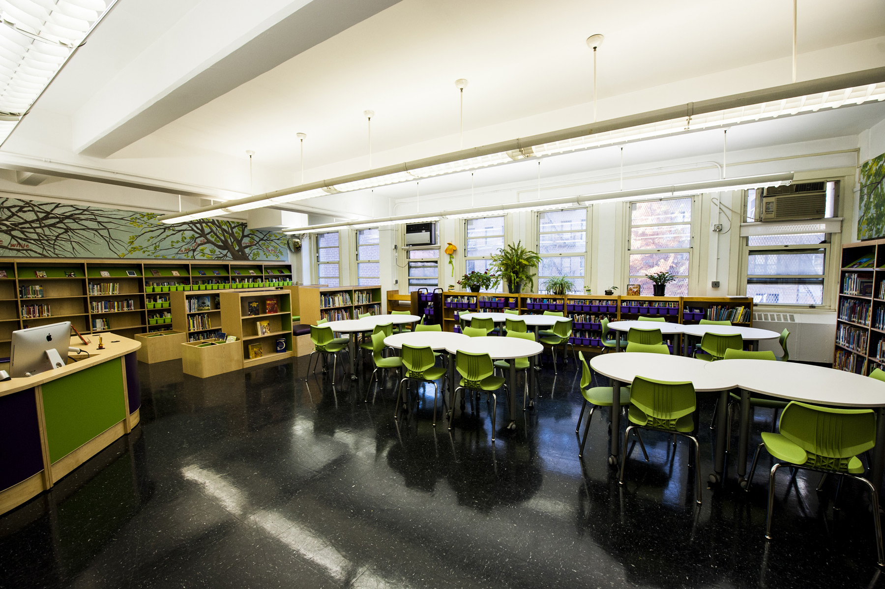 Brooklyn Arbor Elementary School, NY - http://demcointeriors.com