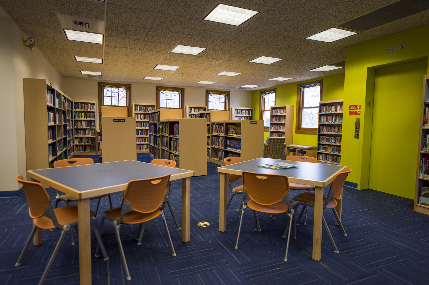 Joshua Hyde Public Library, MA - http://demcointeriors.com