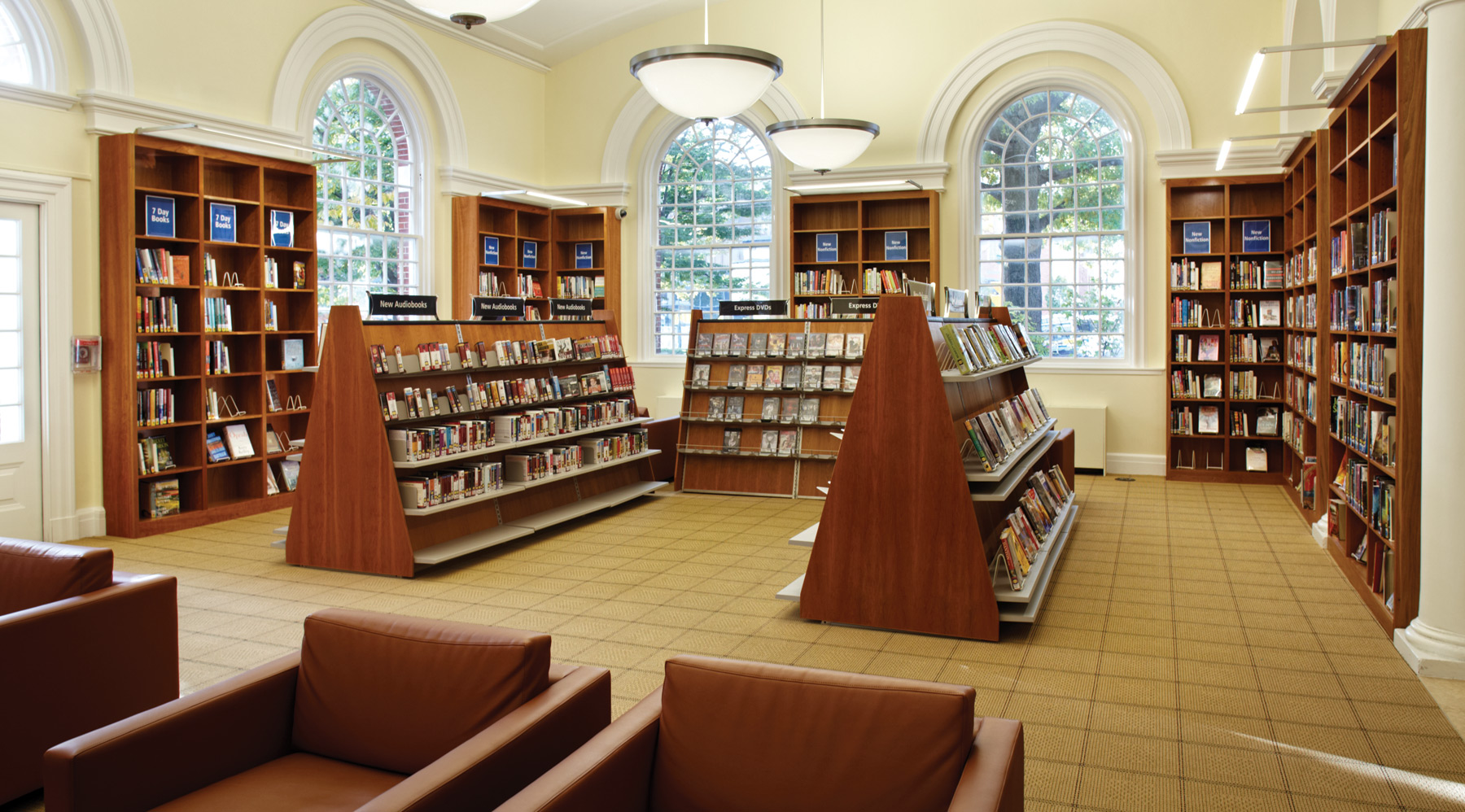Ferguson Public Library, CT - http://demcointeriors.com