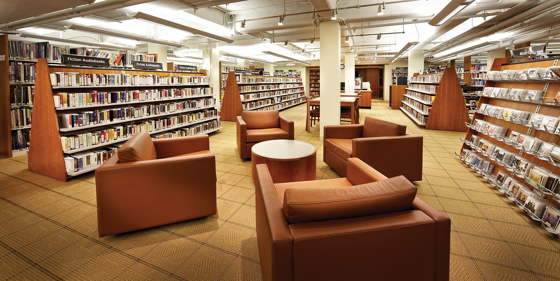 Ferguson Public Library, CT - http://demcointeriors.com