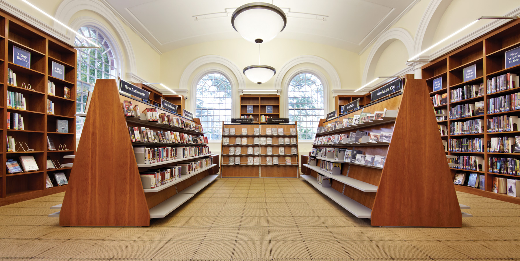 Ferguson Public Library, CT - http://demcointeriors.com