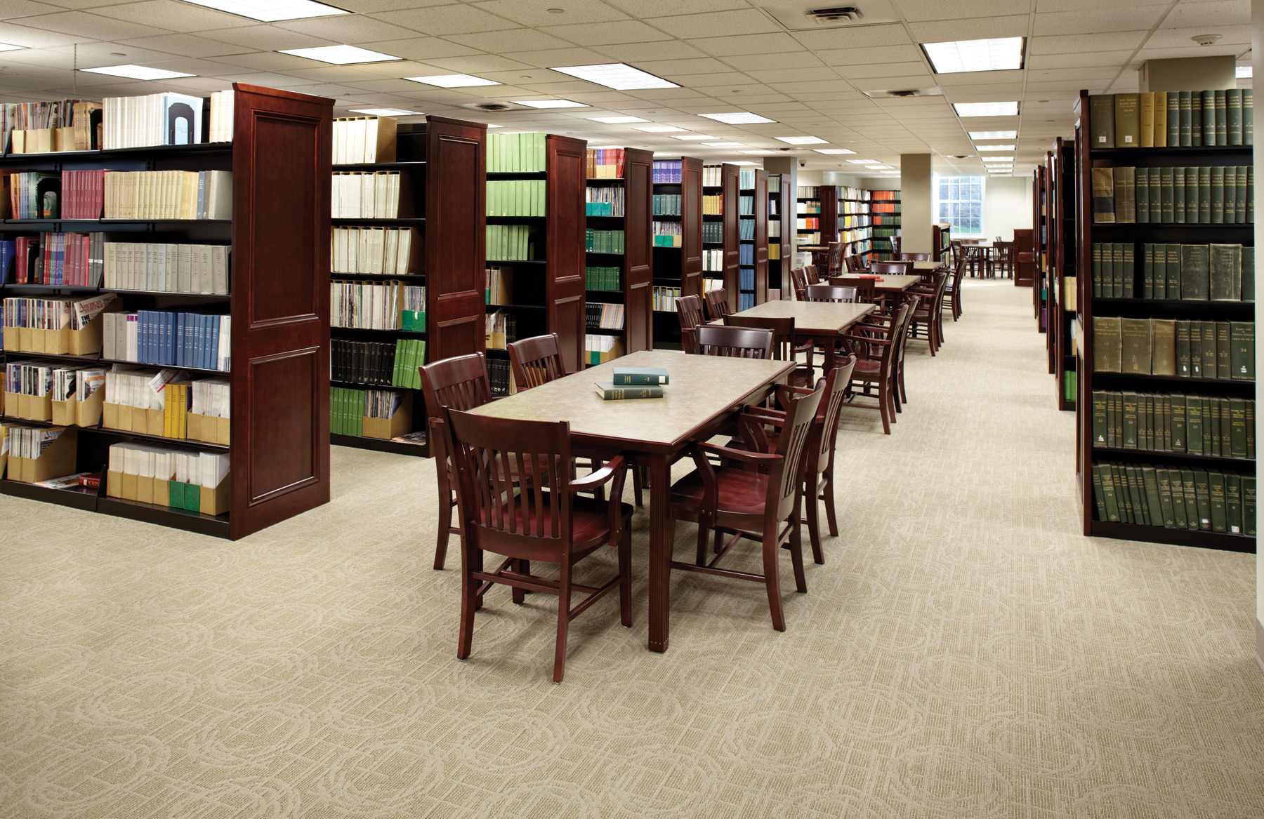 Iona College, Ryan Library, NY - http://demcointeriors.com