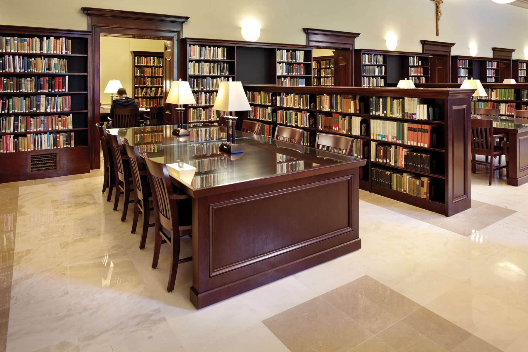 Iona College, Ryan Library, NY - http://demcointeriors.com