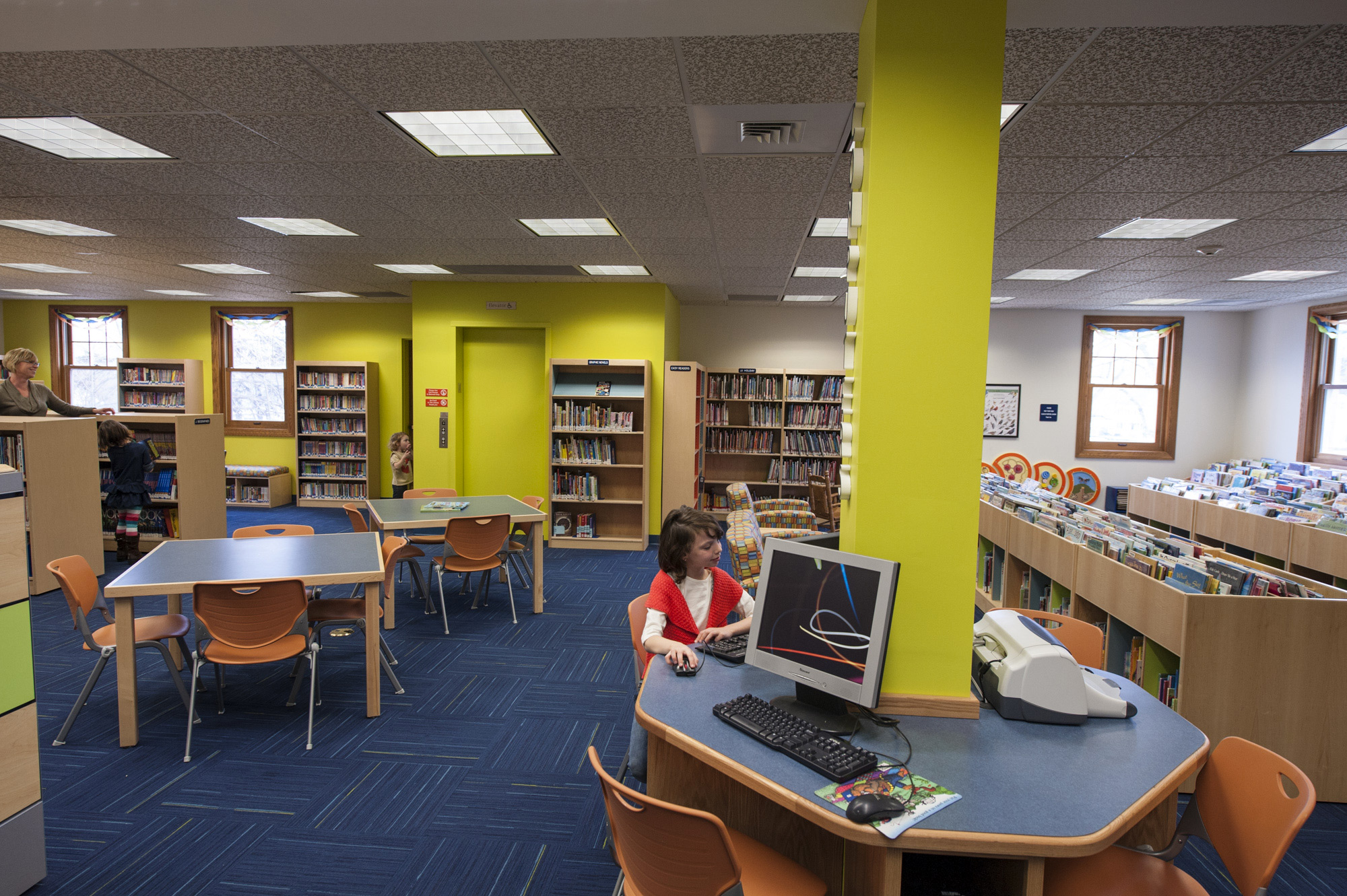 Joshua Hyde Public Library, MA - http://demcointeriors.com