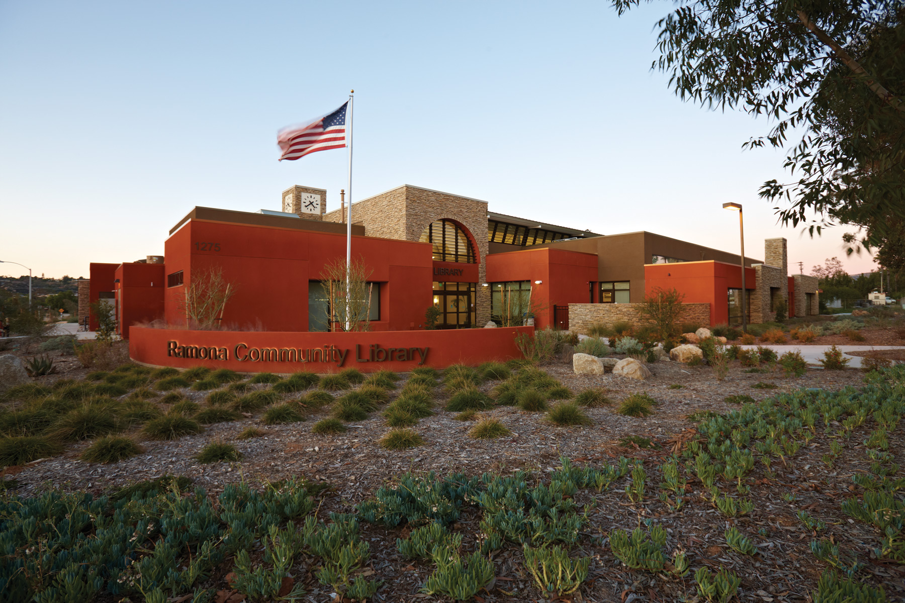 San Diego County Library, Ramona Branch, CA - http://demcointeriors.com