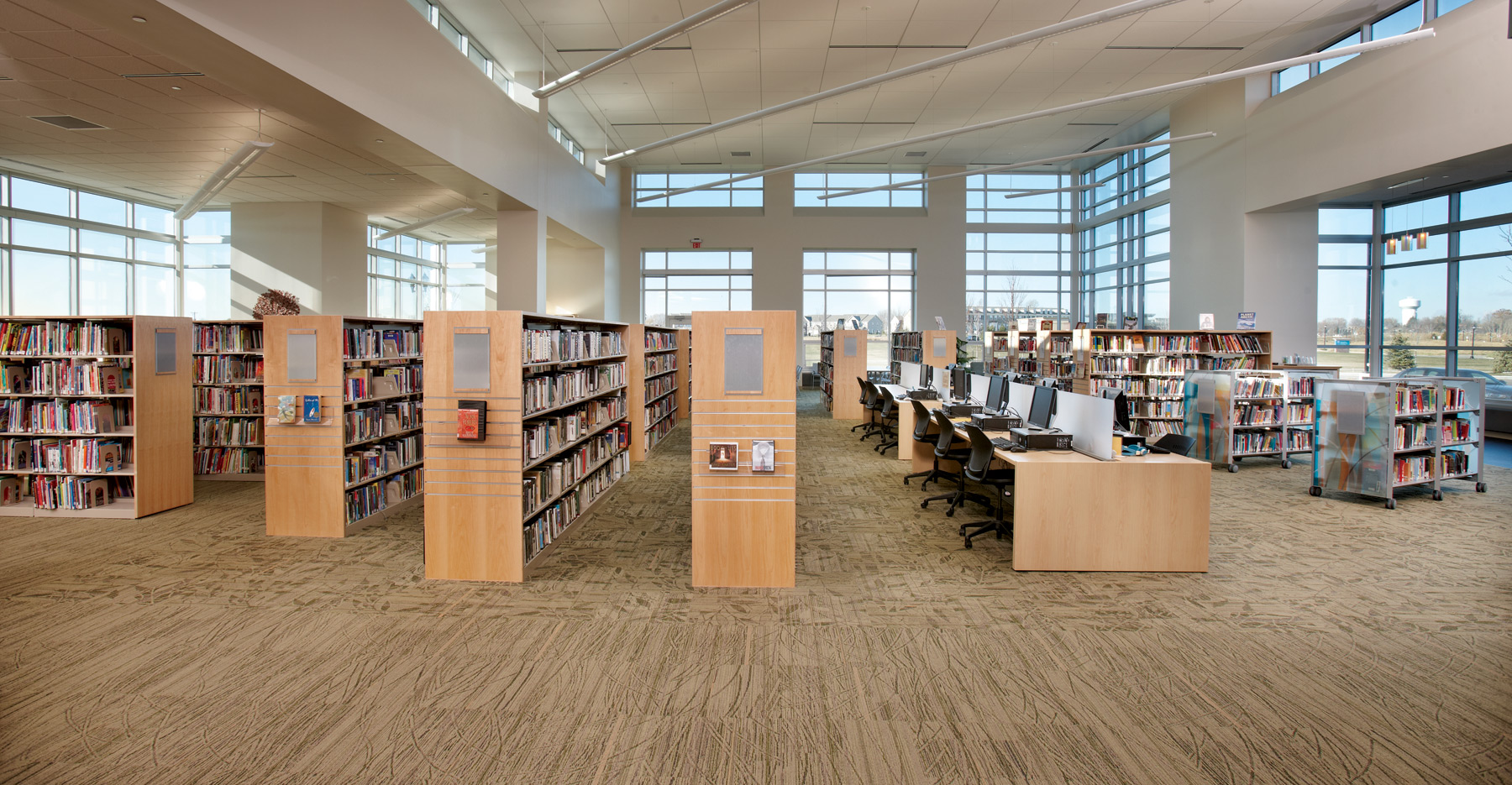 St. Michael Public Library, MN - http://demcointeriors.com