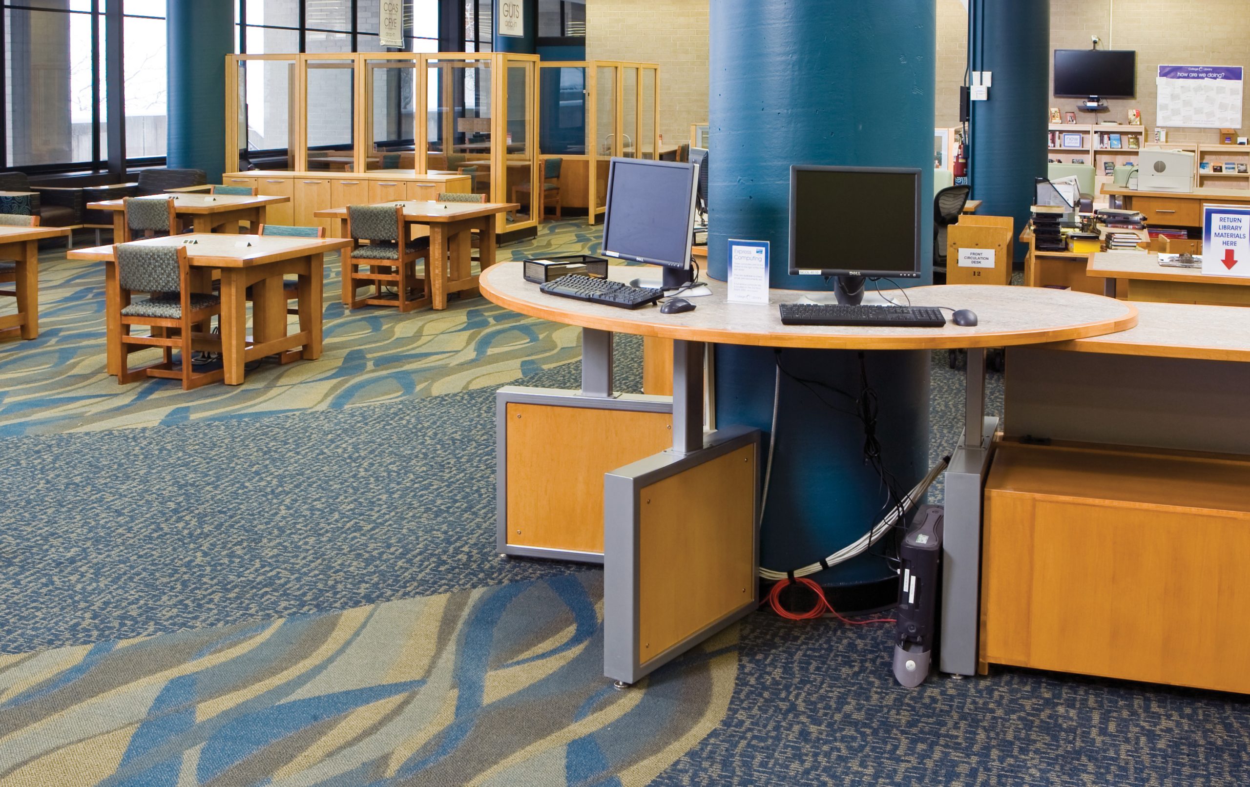 UW-Madison, Helen C. White Library, WI - http://demcointeriors.com