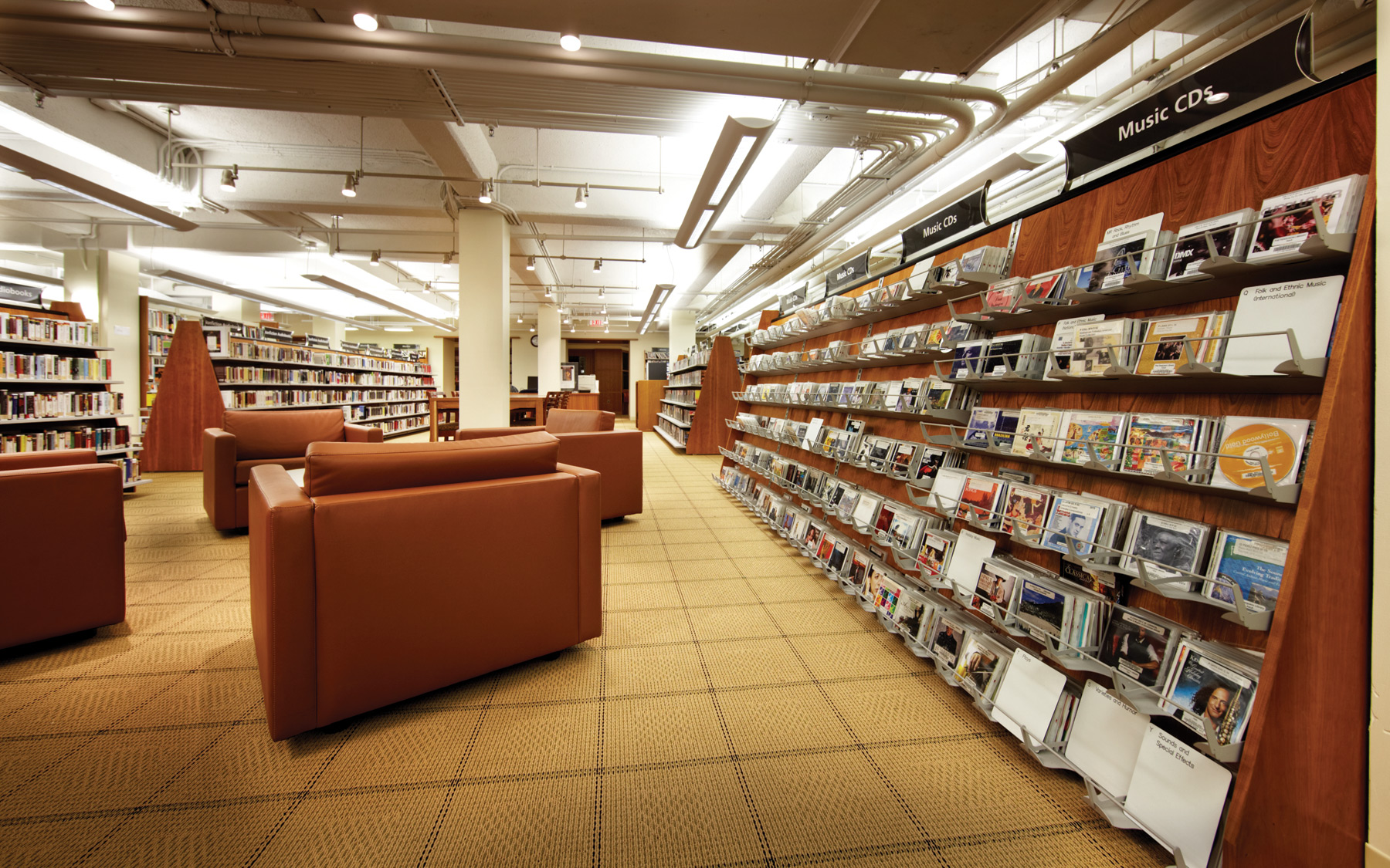 Ferguson Public Library, CT - http://demcointeriors.com