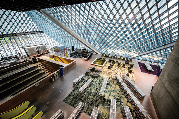 Seattle Public Library, WA - http://demcointeriors.com