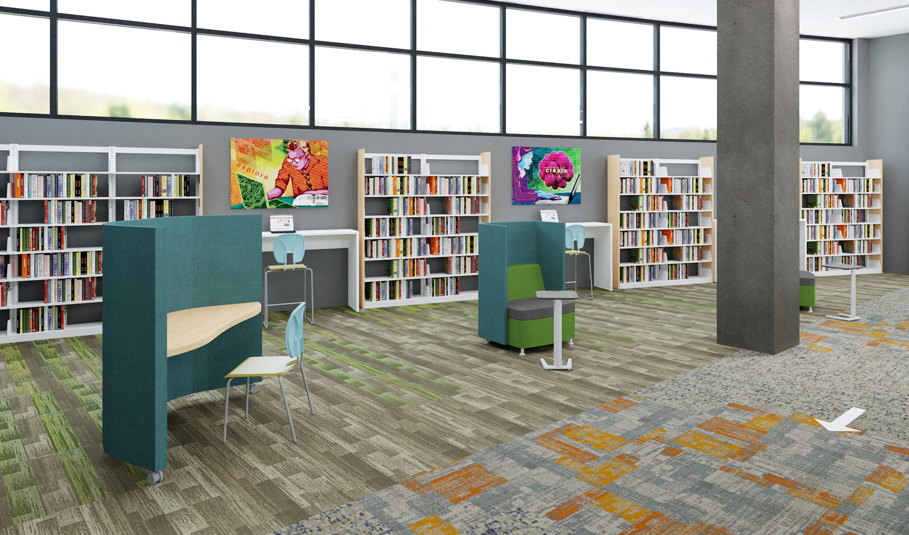View These Social Distancing Public Library Designs