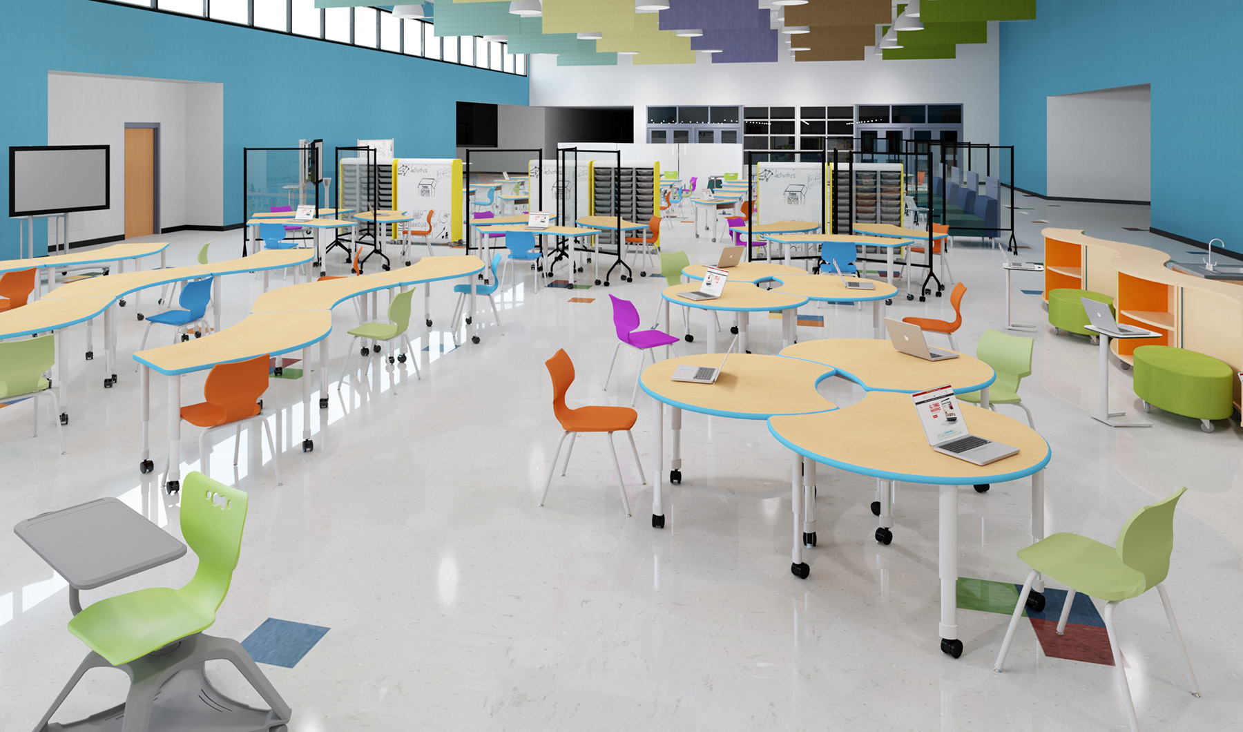 View School Spaces Designed for Social Distancing