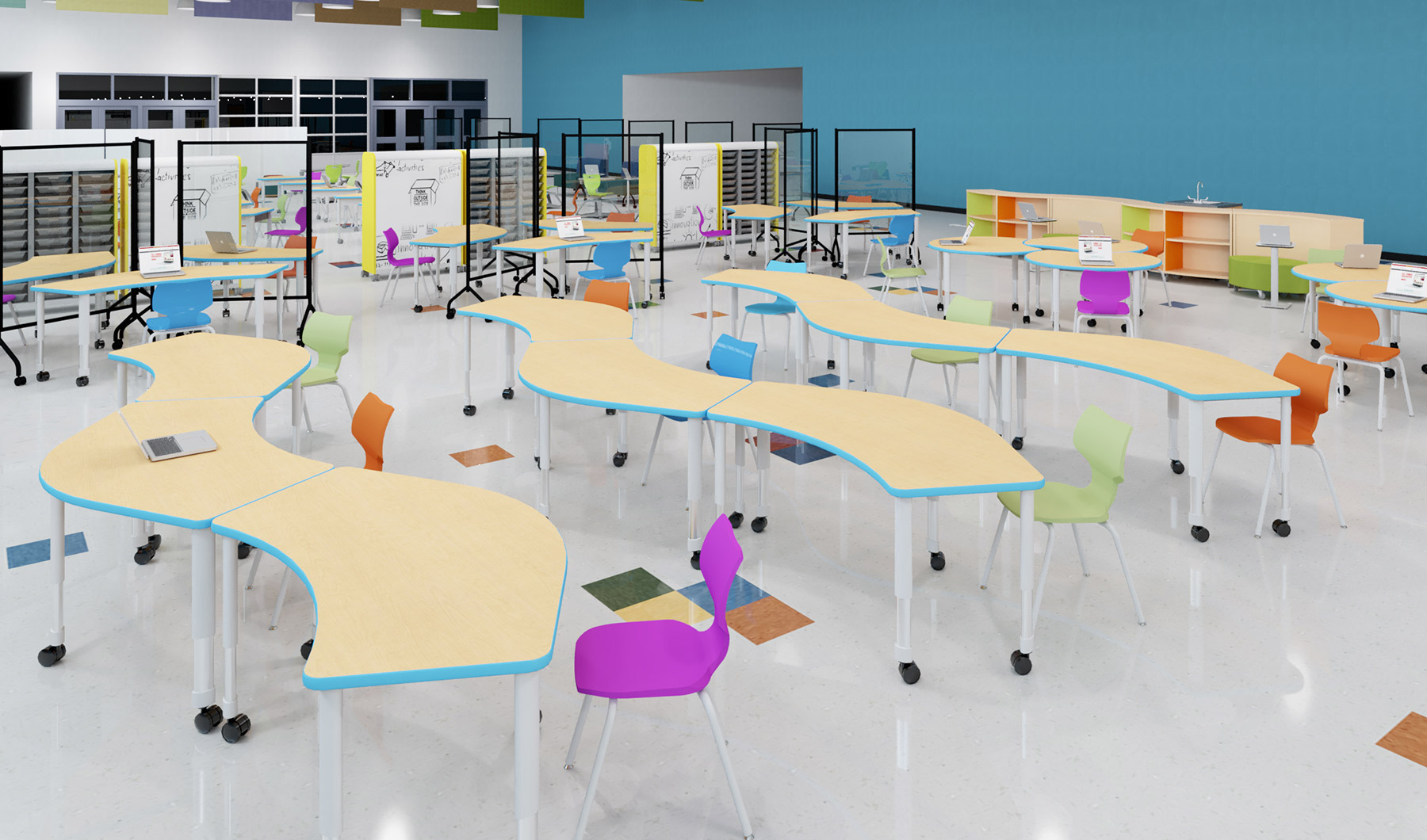 View School Spaces Designed for Social Distancing
