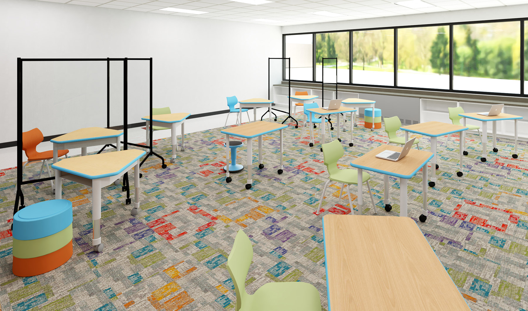 View School Spaces Designed for Social Distancing