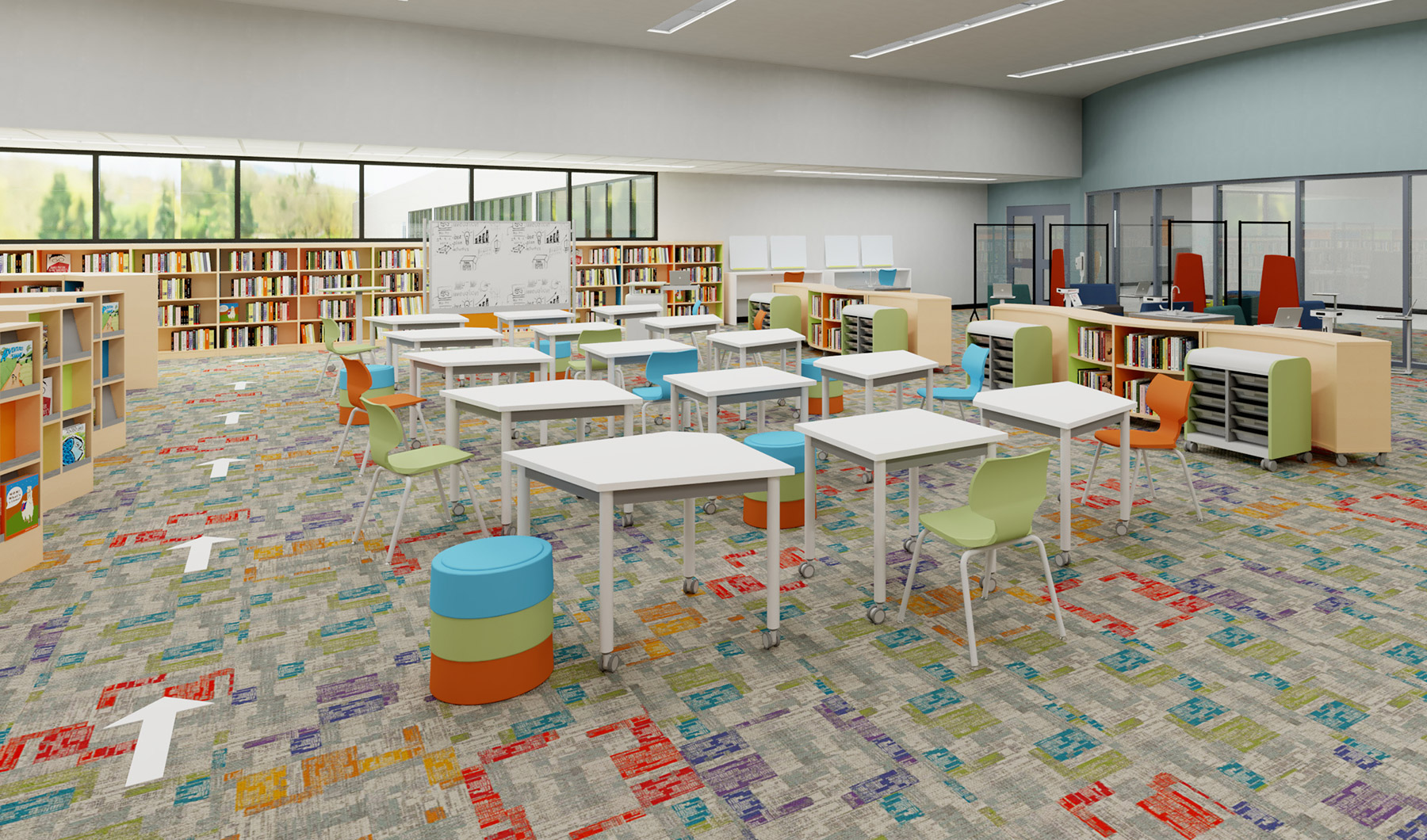 View School Spaces Designed for Social Distancing