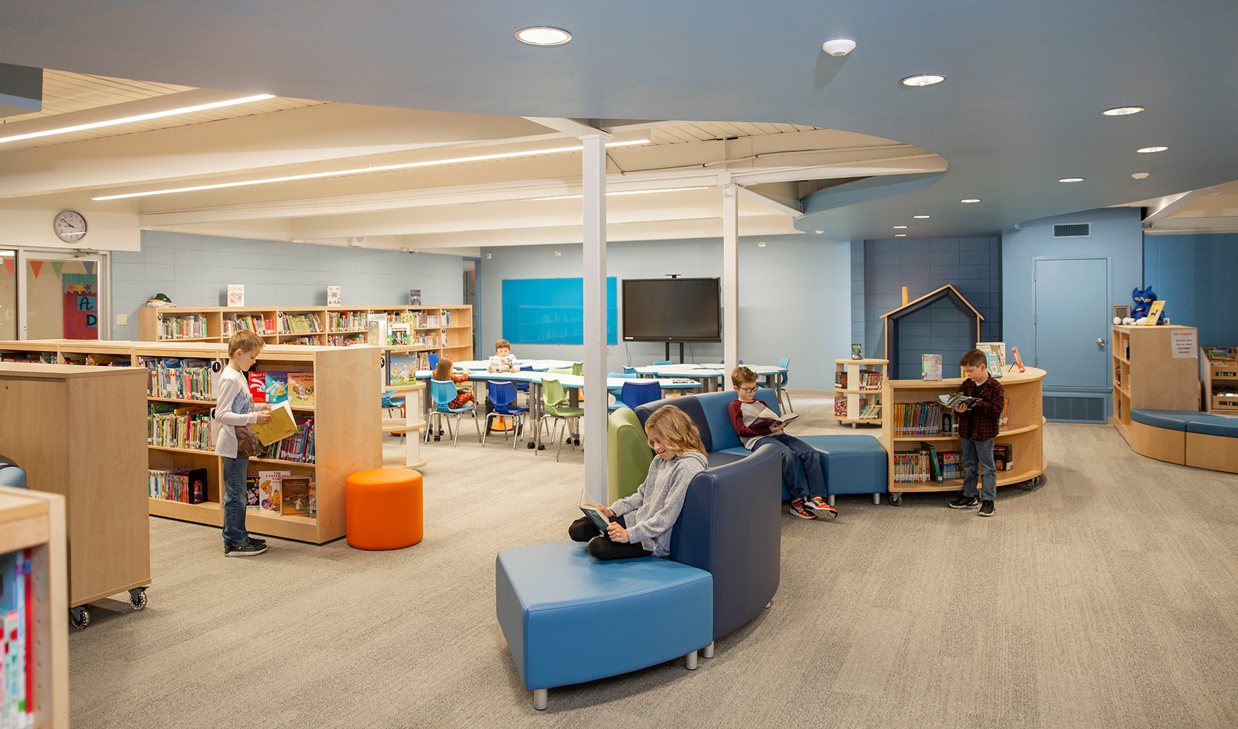 Elementary Library Redesign: Hawkins Independent School District, TX