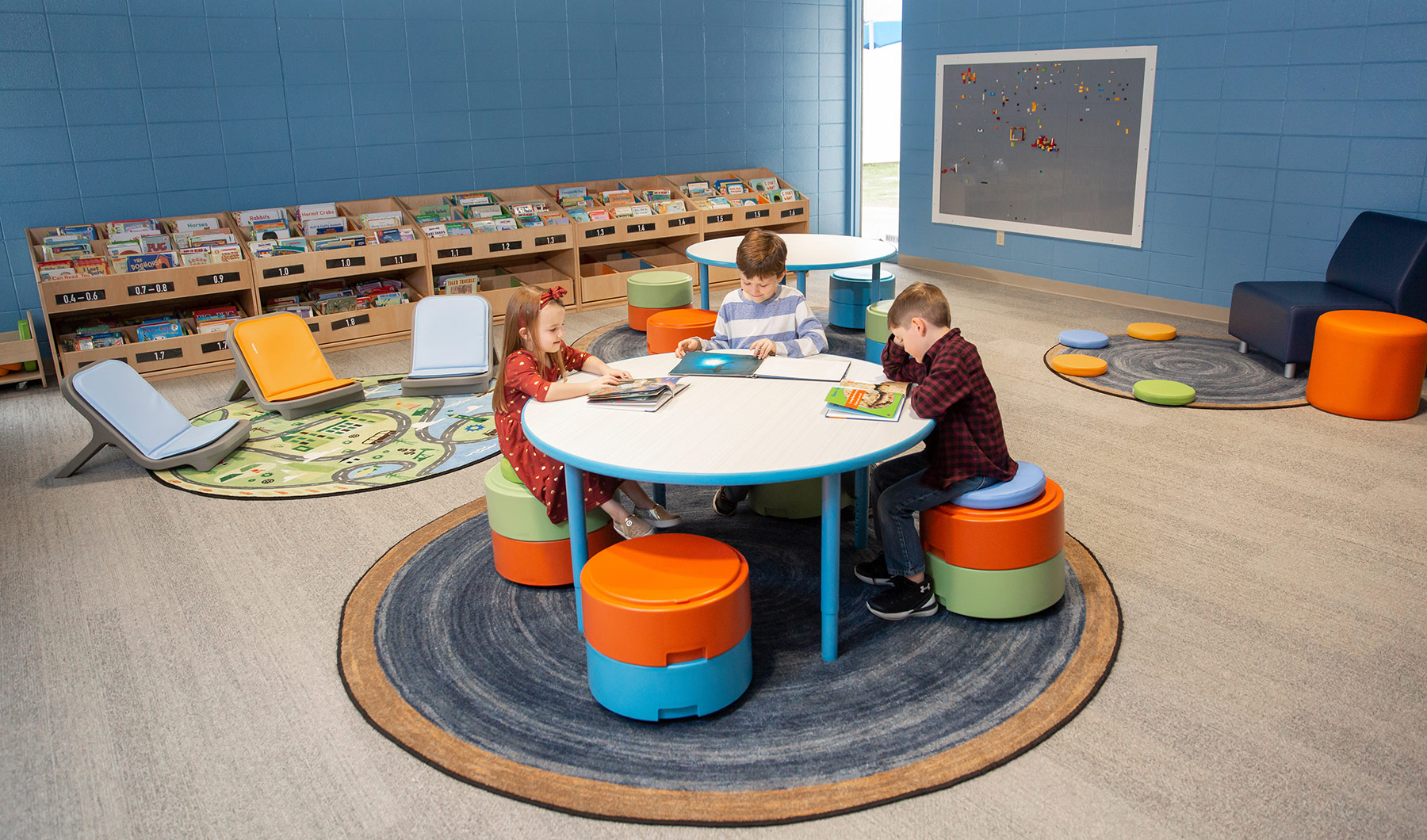 Elementary Library Redesign: Hawkins Independent School District, TX