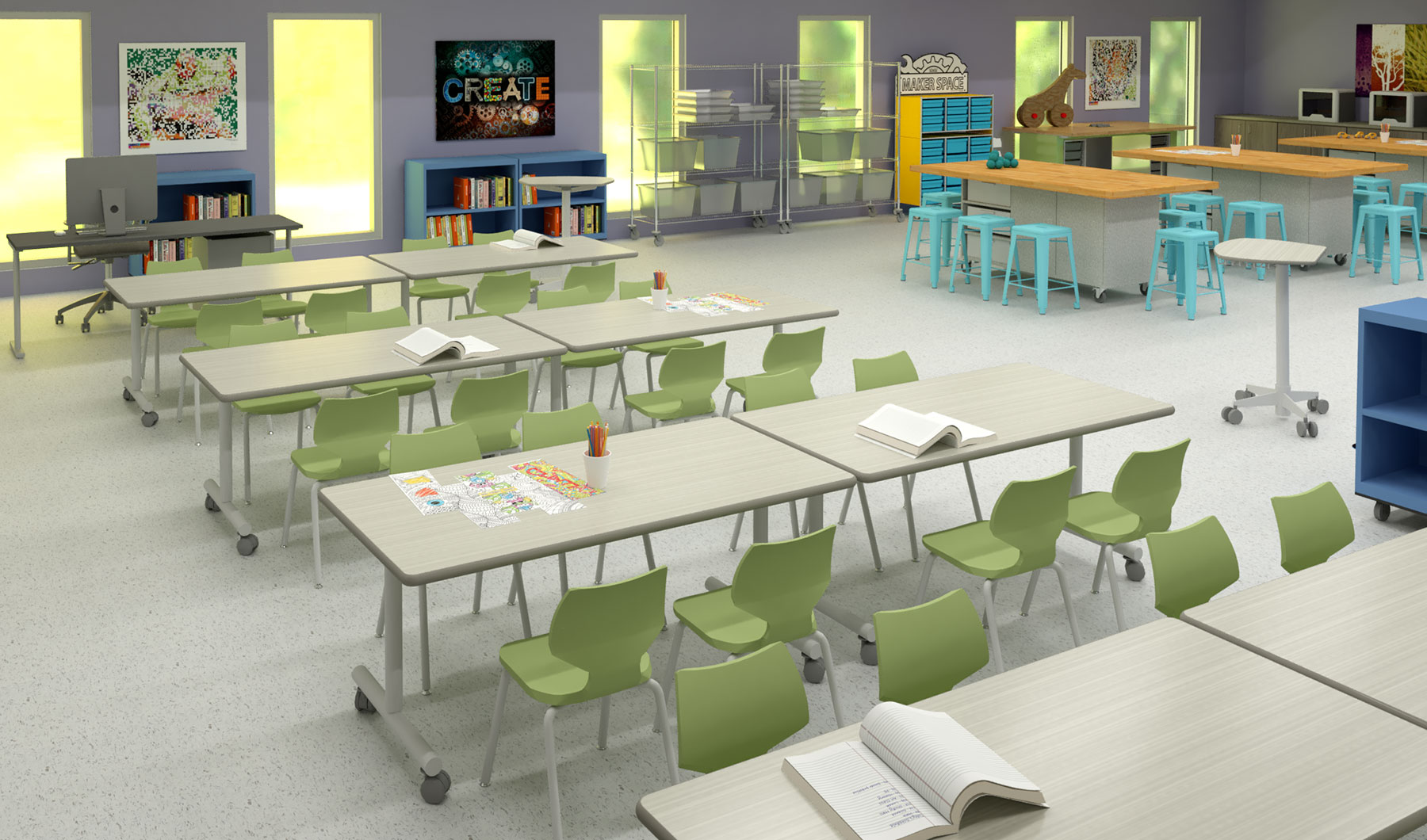 'Iolani Lower School Demco Interiors Project Portfolio