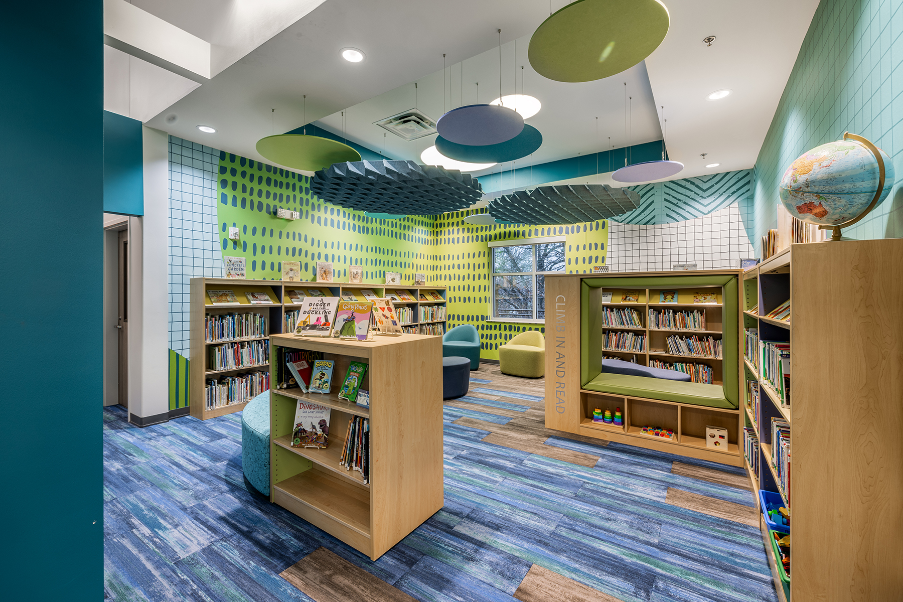 Mary Lou Reddick Public Library, TX - http://demcointeriors.com