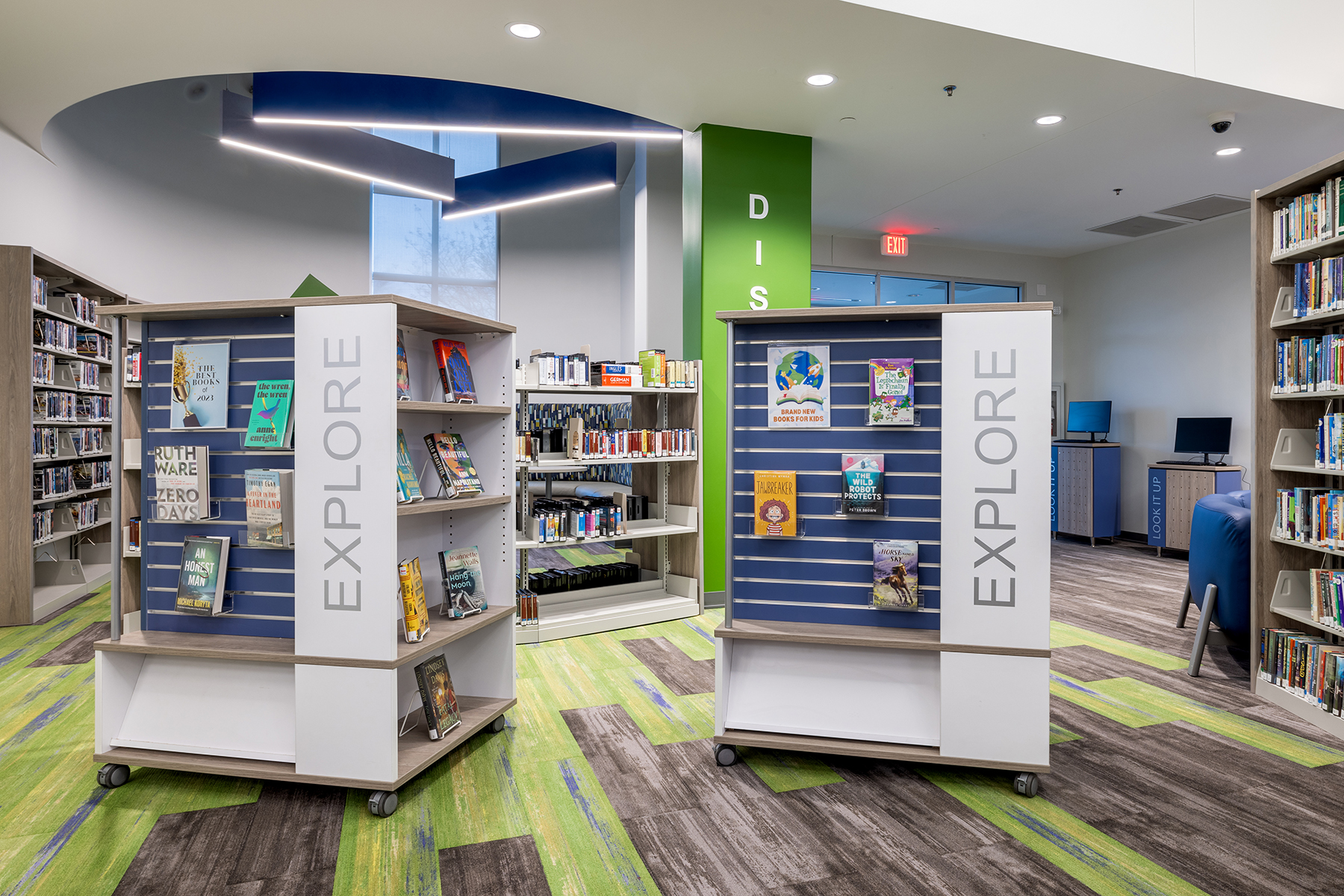 Mary Lou Reddick Public Library, TX - http://demcointeriors.com