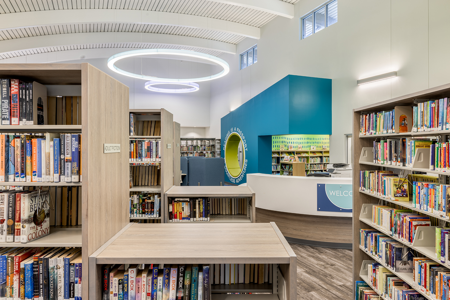 Mary Lou Reddick Public Library, TX - http://demcointeriors.com