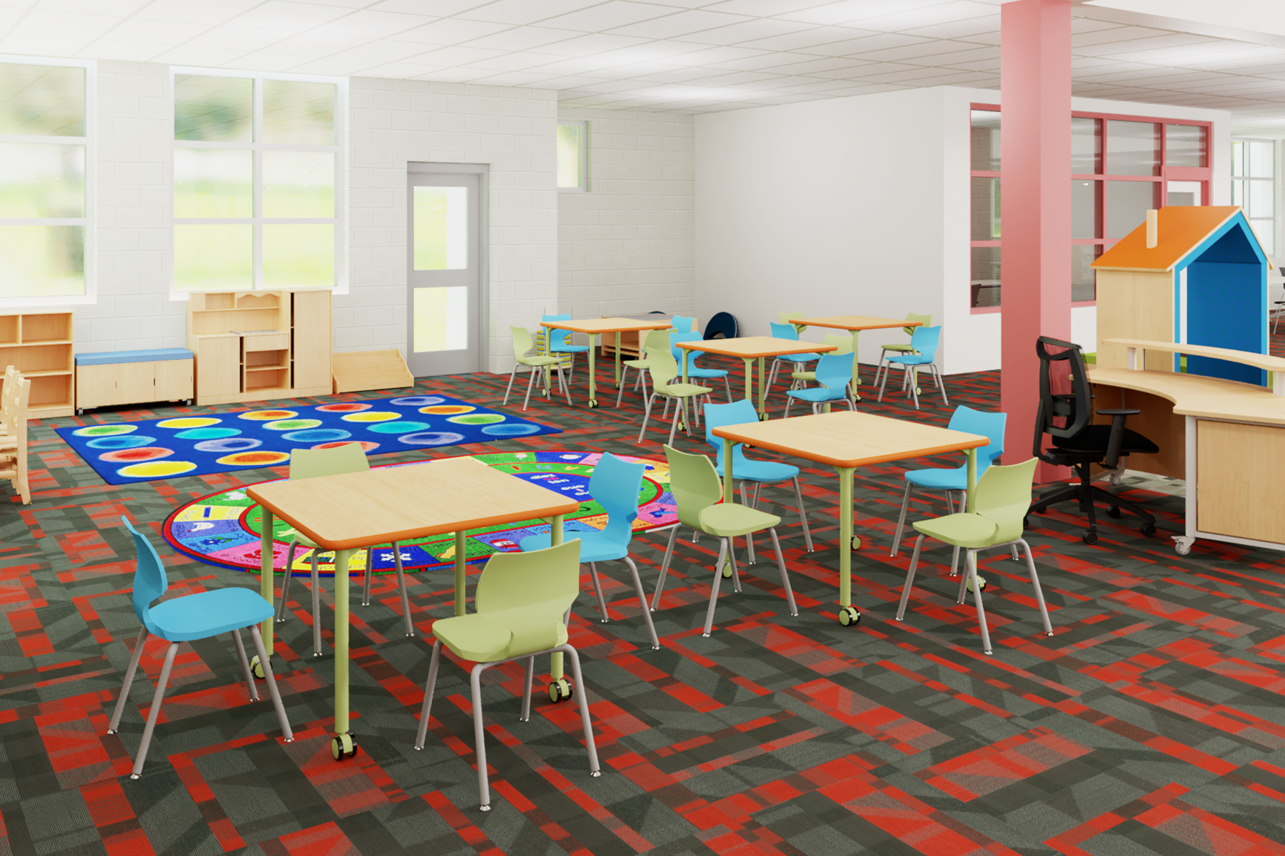 McAllen Public Library, TX - http://demcointeriors.com